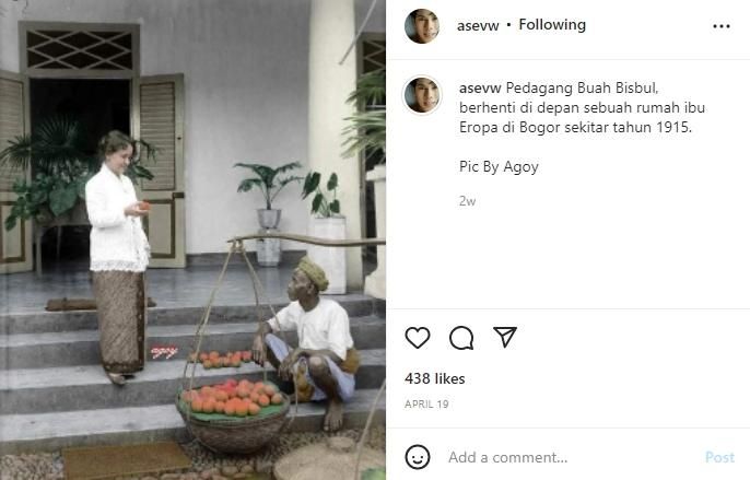 Viral Foto Jadul Pedagang Keliling di Rumah Mewah Tahun 1915, Jenis ...